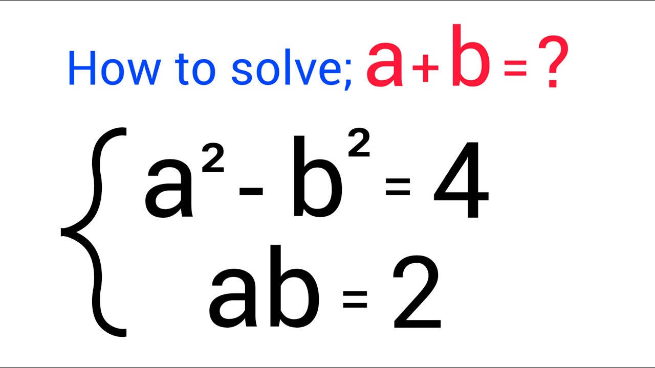 A Nice Math Olympiad Algebra Problem