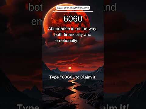 6060 Angel Number Meaning
