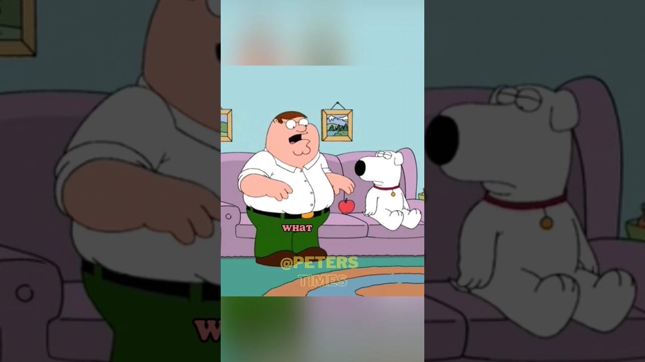 Brian discovers Peter's own gravitational pull #petergriffin #familyguy