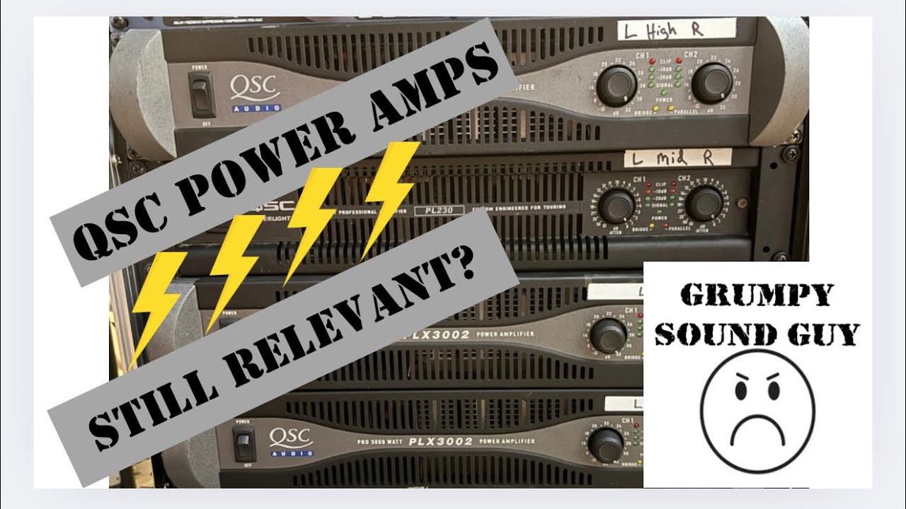 Let’s talk about QSC power amps! 