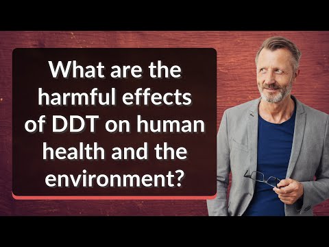 What are the harmful effects of DDT on human health and the environment?