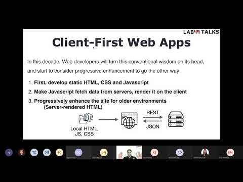 Lab49 TechTalk: The Case for Building Client-First Web Apps