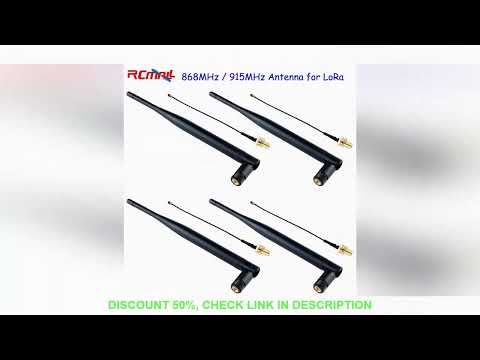 4pcs 868MHz / 915MHz Antenna 5DBi SMA Male with Extenstion Cable Omni-directional LoRa Antenna for L