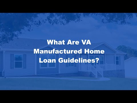 What are VA loan manufactured home guidelines in Florida, Texas, Tennessee, and Alabama?