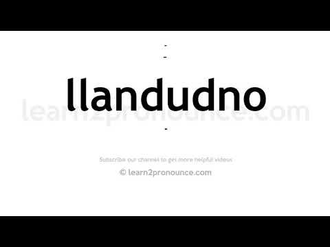 How to pronounce Llandudno | English pronunciation