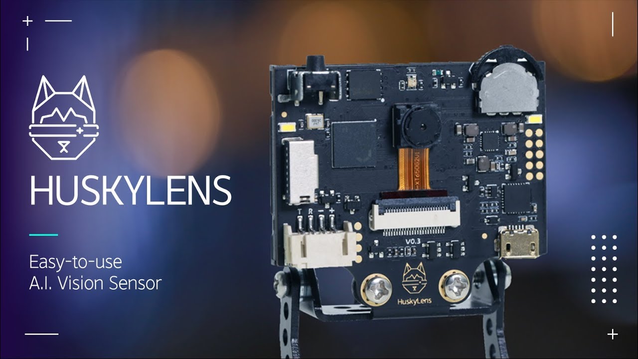 Gravity HuskyLens - AI Machine Vision Camera with Silicone Case