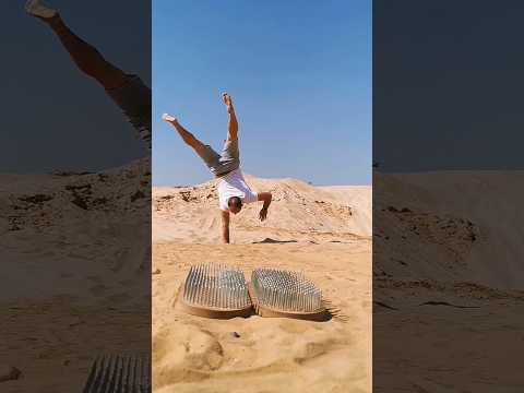 Standing on nails #standing #handstand #yoga #nails #shorts
