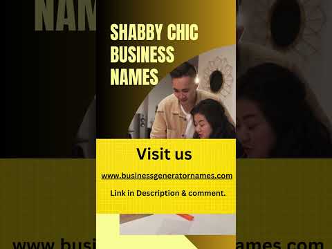 Shabby Chic Business Names
