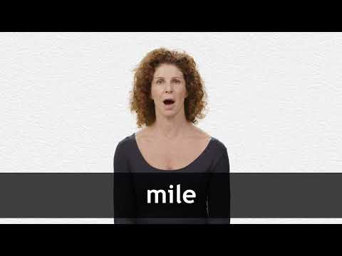 How to pronounce MILE in American English