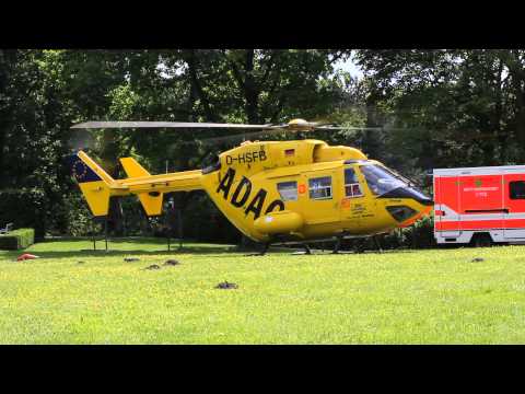 Christoph 76 Westfalen (D-HSFB) take off @ Antonius Hospital Gronau