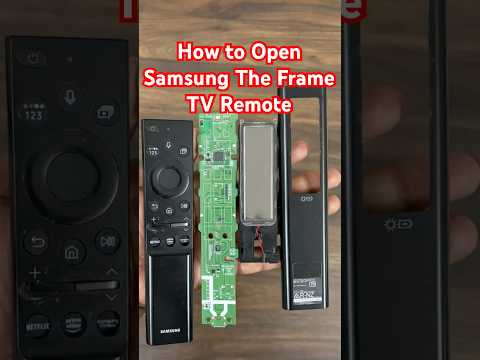 How to Open Samsung TV remote | How to Repair Samsung TheFrame TV Remote #Samsungtv#remote#ytshorts