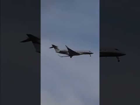 Qatar Executive Gulfstream G650ER landing at Melbourne Airport