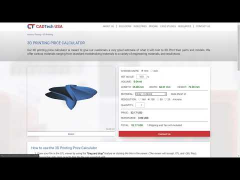 3D Printing Price Calculator