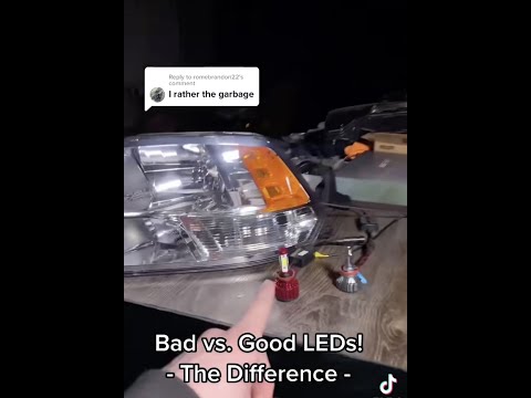 Quality LED Bulbs vs. Garbage LED Bulbs! #shorts