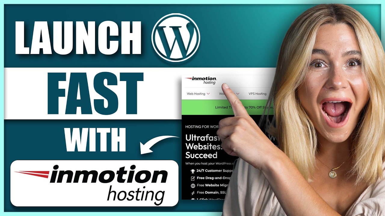 InMotion Hosting WordPress Tutorial: Build a Website in Under 7 Minutes