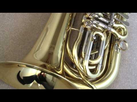 Wessex Mighty Midget pocket tuba Gold | Reverb