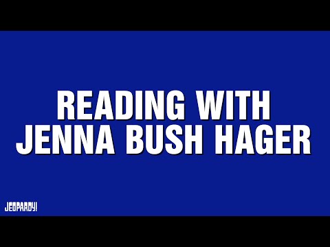 Reading with Jenna Bush Hager | Categories | JEOPARDY!