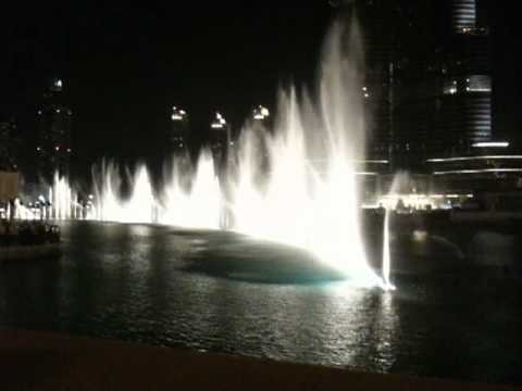 Spectacular Dubai Fountains - "Time to Say Goodbye"