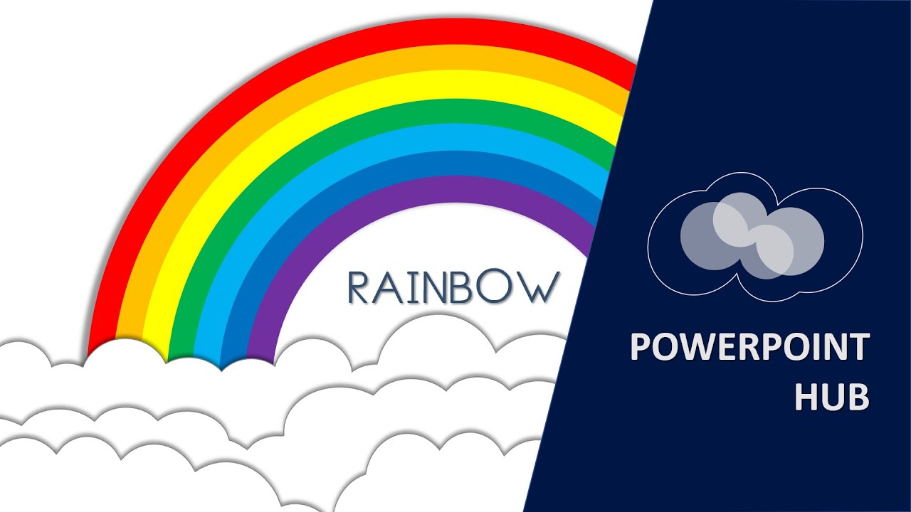 How to make Rainbow image in PowerPoint.