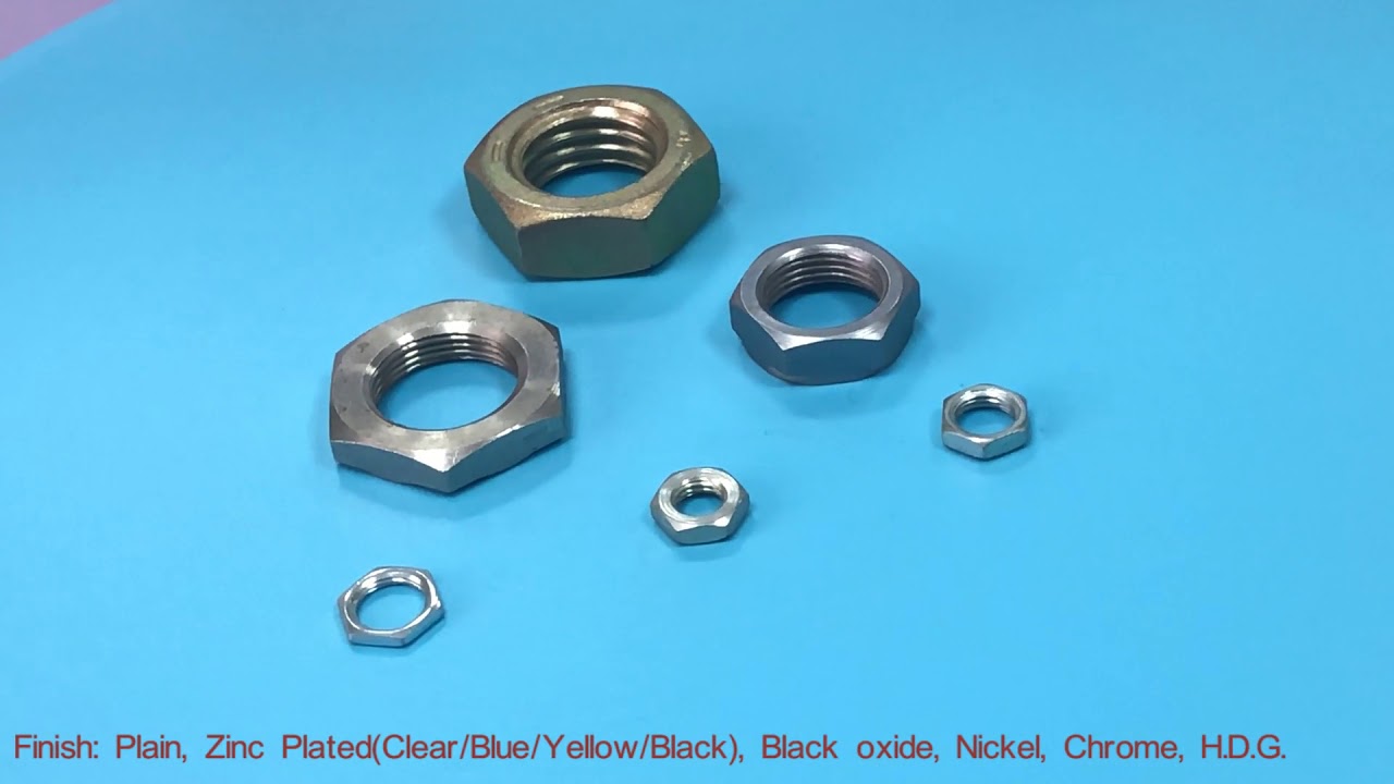 Hex jam nut- China factory JM