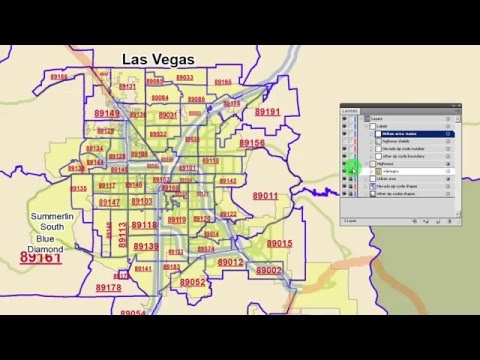 Nevada zip code map 2015