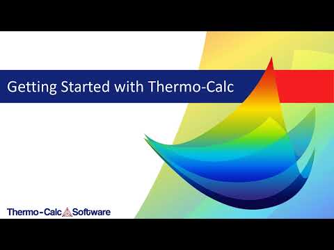 Getting started with Thermo Calc