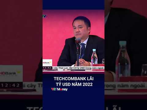 Techcombank báo lãi tỷ USD trong năm 2022 | VTVMoney #techcombank #vtvmoney #daihoicodong