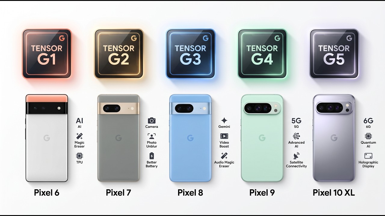 Every Google Tensor Chip Explained