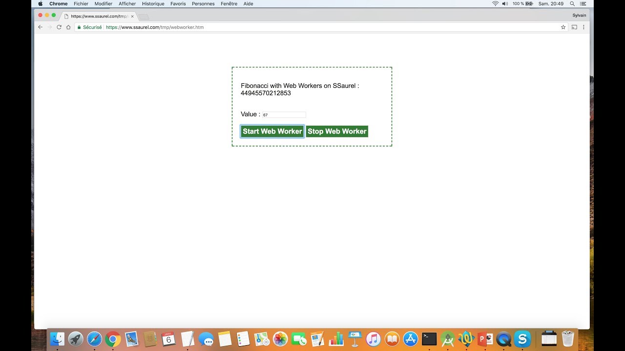 Learn to use Web Workers API in HTML5