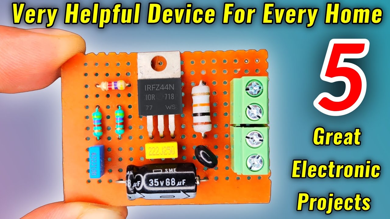 5 helpful Electronic Projects for beginners