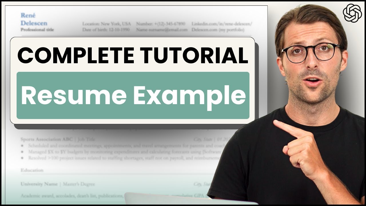 Write The Best Resume in 2025 | (Free Template + ChatGPT)