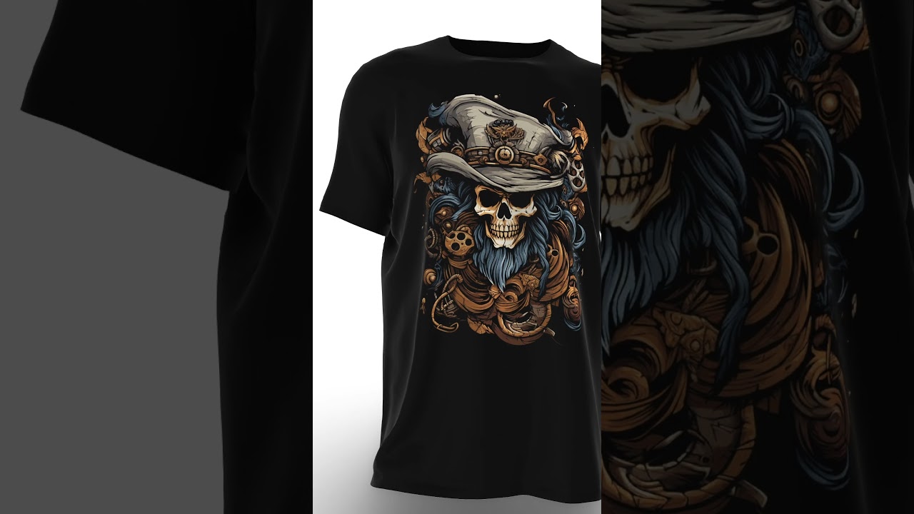 FANTUCCI Unisex Pirate T-Shirt Collection | Eternal Captain T-Shirt