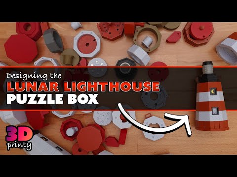 Lunar Lighthouse Puzzle Box - Bolt Version by 3d-printy - Thingiverse