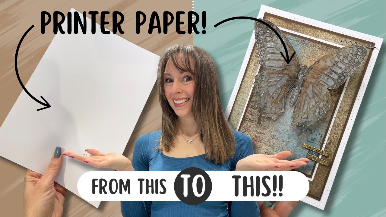 You won't BELIEVE what COPY PAPER can do!!! ✨Amazing Craft Hack!✨