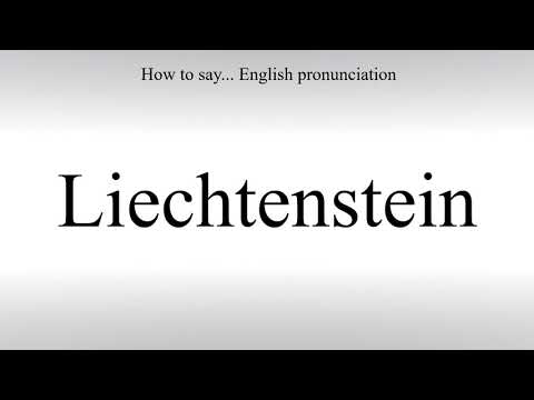 How To Pronounce Liechtenstein - How To Say: American pronunciation