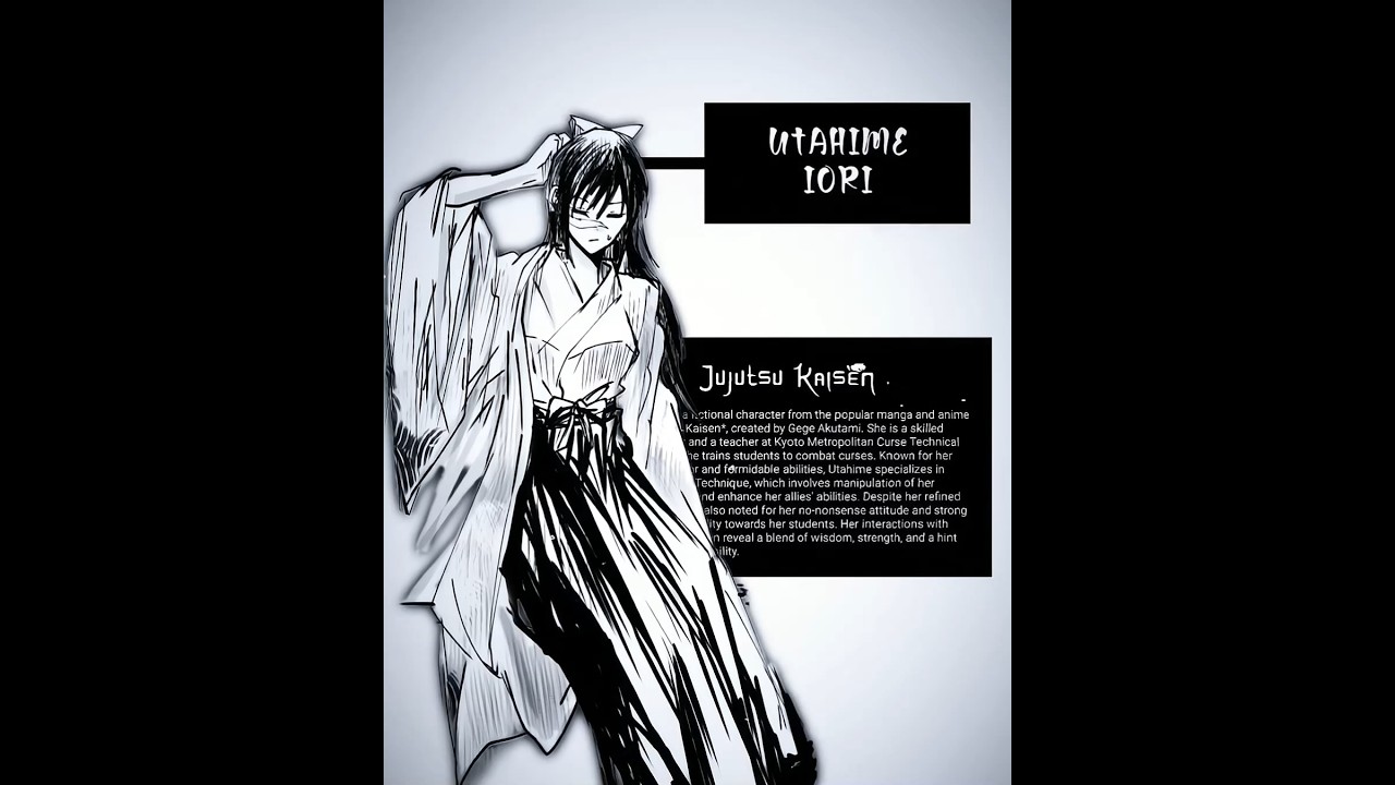 One Dance「UTAHIME - JUJUTSU KAISEN - ANIME/MANGA EDIT」#jjk #utahime #onedance #shorts