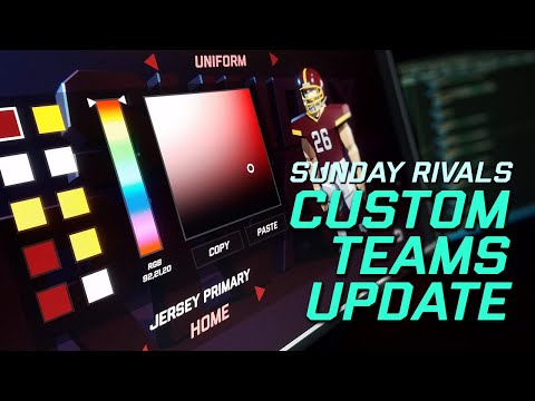 Steam Community :: Video :: Sunday Rivals - Custom Teams Progress