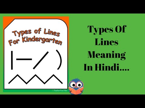 //Standing Line,//Sleeping Line,//Slanting Line,//Curved Line Meaning In hindi..Aur Ye Kaise Banti h