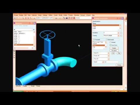 PDMS Video – Piping Modelling 2 | PDMS Macro