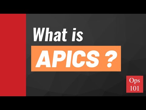 Do you know what is APICS?