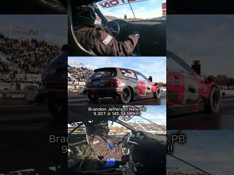 Watch This 9 Second Honda Civic DOMINATE The Drag Strip