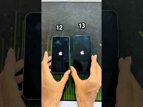 iPhone 12 Vs iPhone 13 Boot Up Test! #shorts