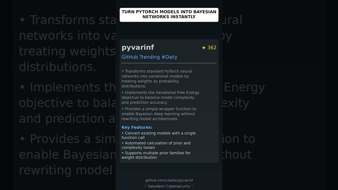 GitHub Trending Repositories: ctallec/pyvarinf 🇬🇧