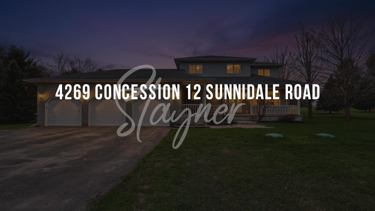 Video tour: 4269 Concession 12 Sunnidale Road, Stayner