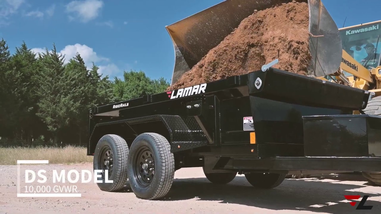 Lamar Mini Dump Trailer Walkaround