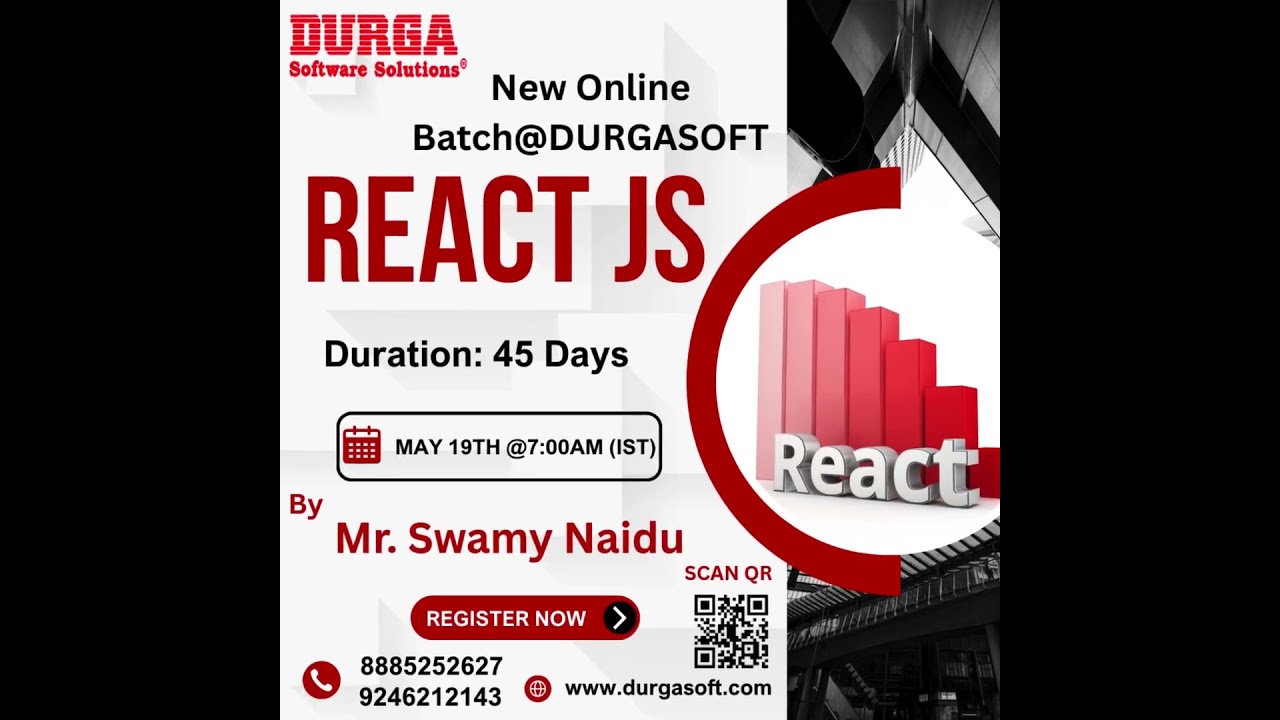 🚀 Master React JS with Real-Time Training!