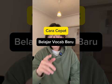 Cara cepat belajar kosakata bahasa inggris. #belajarsemenit #itb #ielts #inggris #scholarship