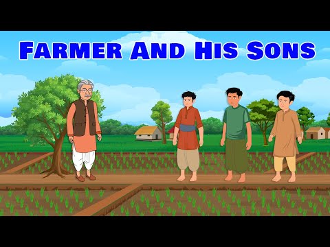 Farmer And His Sons Moral Story In English.