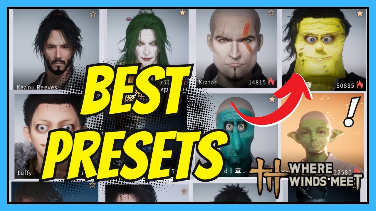 Where Winds Meet Character Customization: How to Import Best Presets