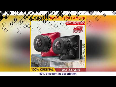 Latest Products You Must Know! 1/2PCS Caddx Ratel 2 V2 FPV Camera Ratel2 2.1mm Lens 16:9/4:3 NTS